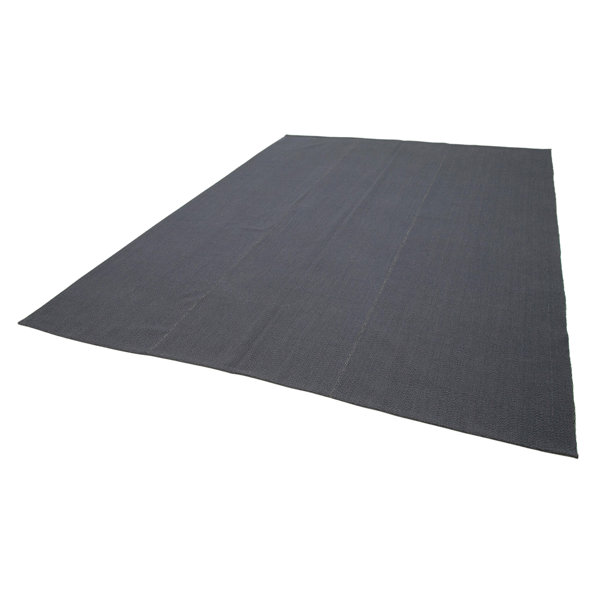 Rug N Carpet Tapis intérieur / extérieur rectangulaire en coton tissé à plat 9 pi 1 po x 11 pi ...
